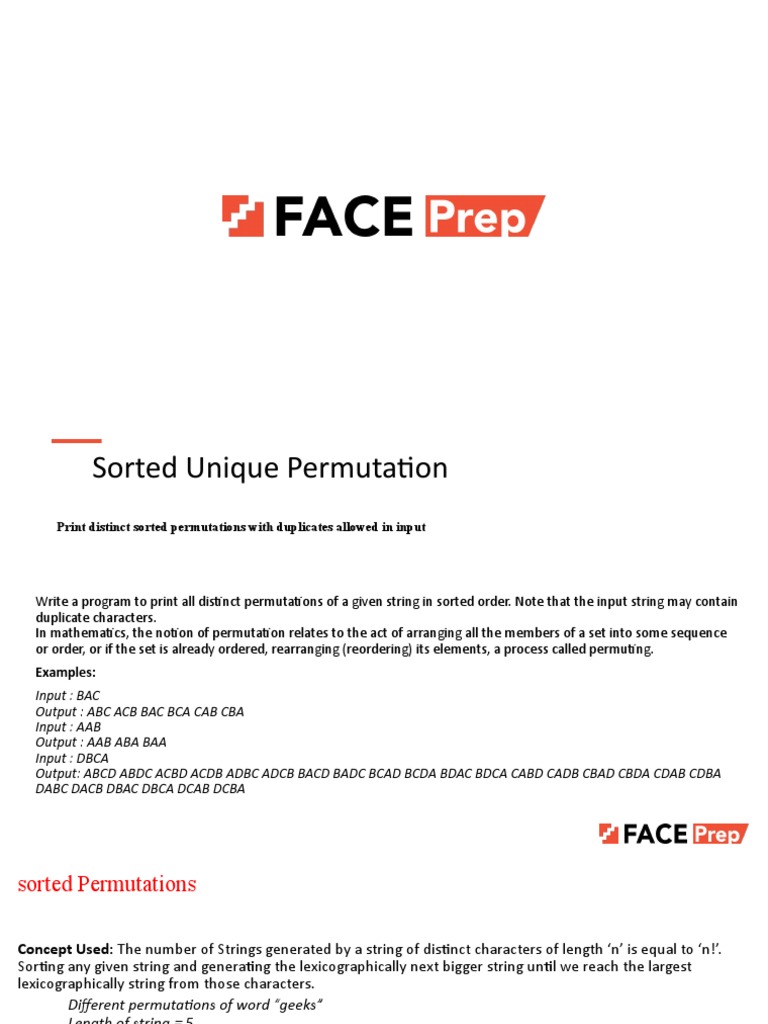 Permutation In A String Pdf Permutation String Computer Science