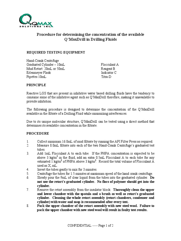 Amine Test Procedure | Download Free PDF | Distillation | Filtration