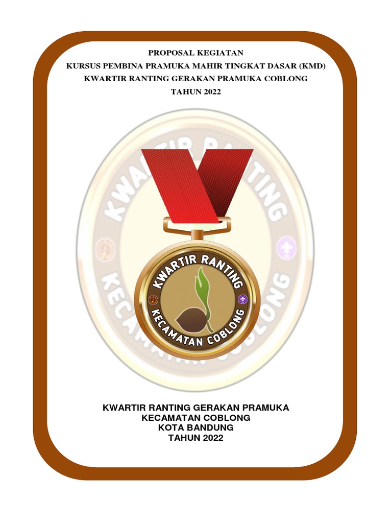 PROPOSAL KEGIATAN KMD Coblong2022 | PDF