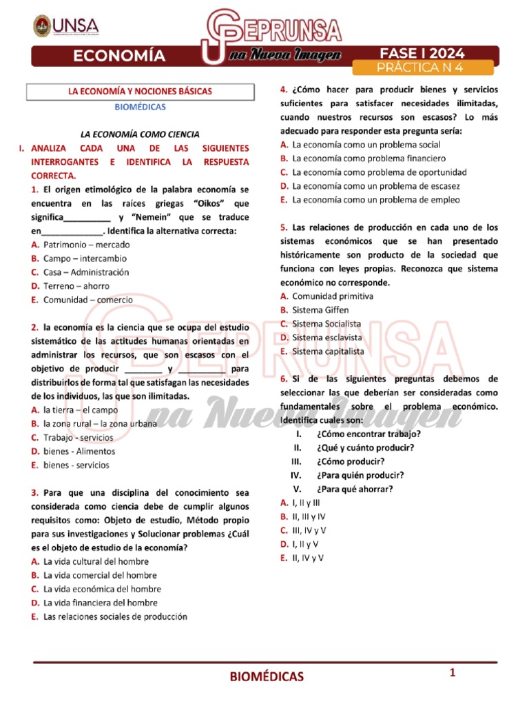 Practica N 4 Economia | PDF