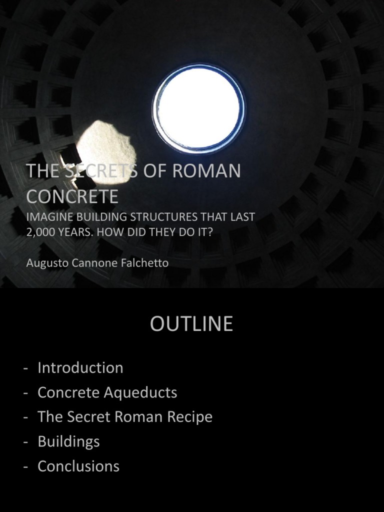 Roman Concrete | PDF | Cement | Physical Sciences