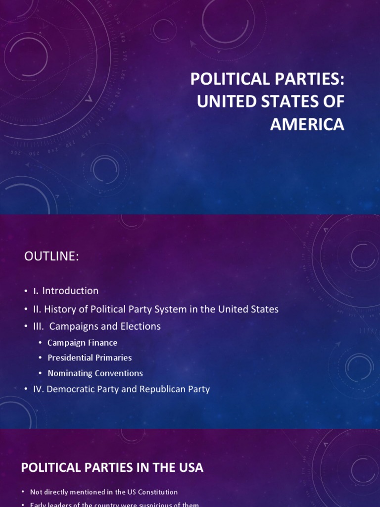 US Political Parties | PDF