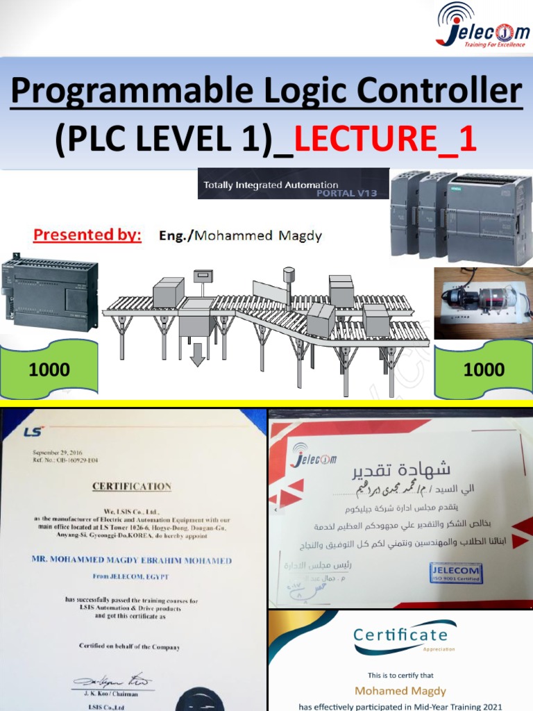 PLC Level1 - LECTURE - 1 | PDF