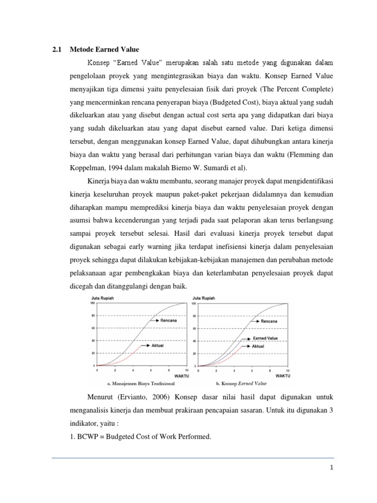Resume Analisis Metode Earned Value | PDF