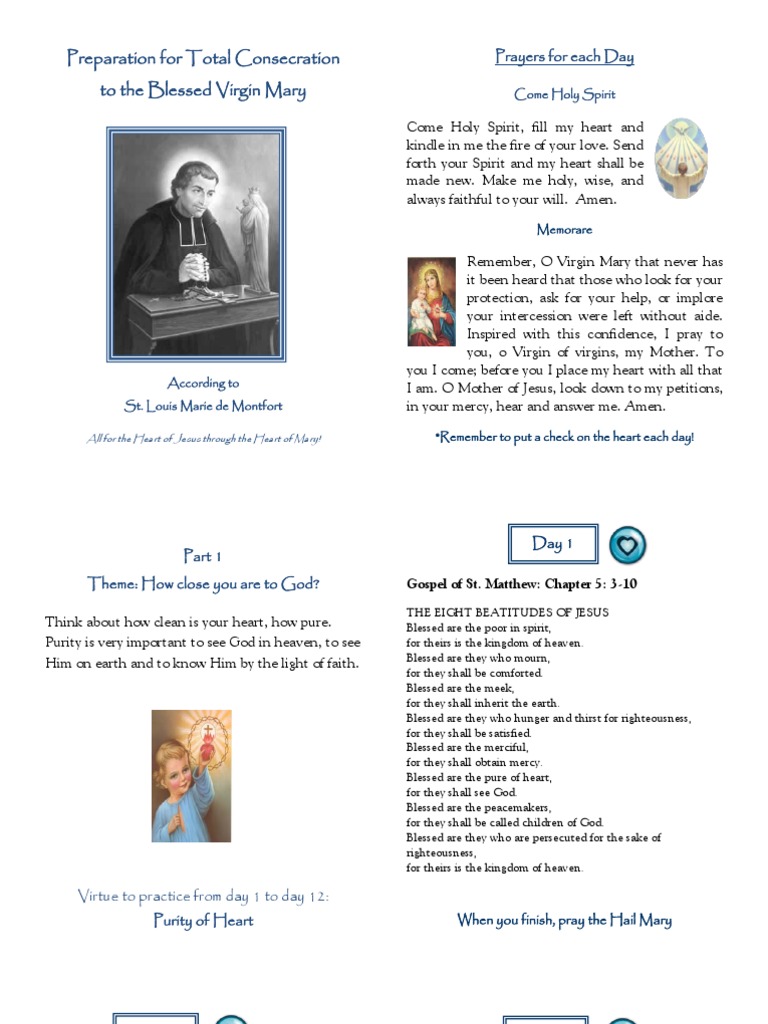 Consecration Book 33 Days Little Apostles | PDF | Mary, Mother Of Jesus ...
