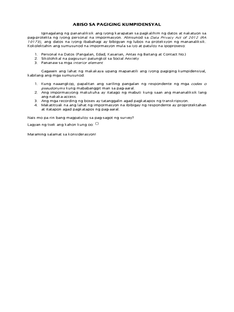 Final Screening | PDF