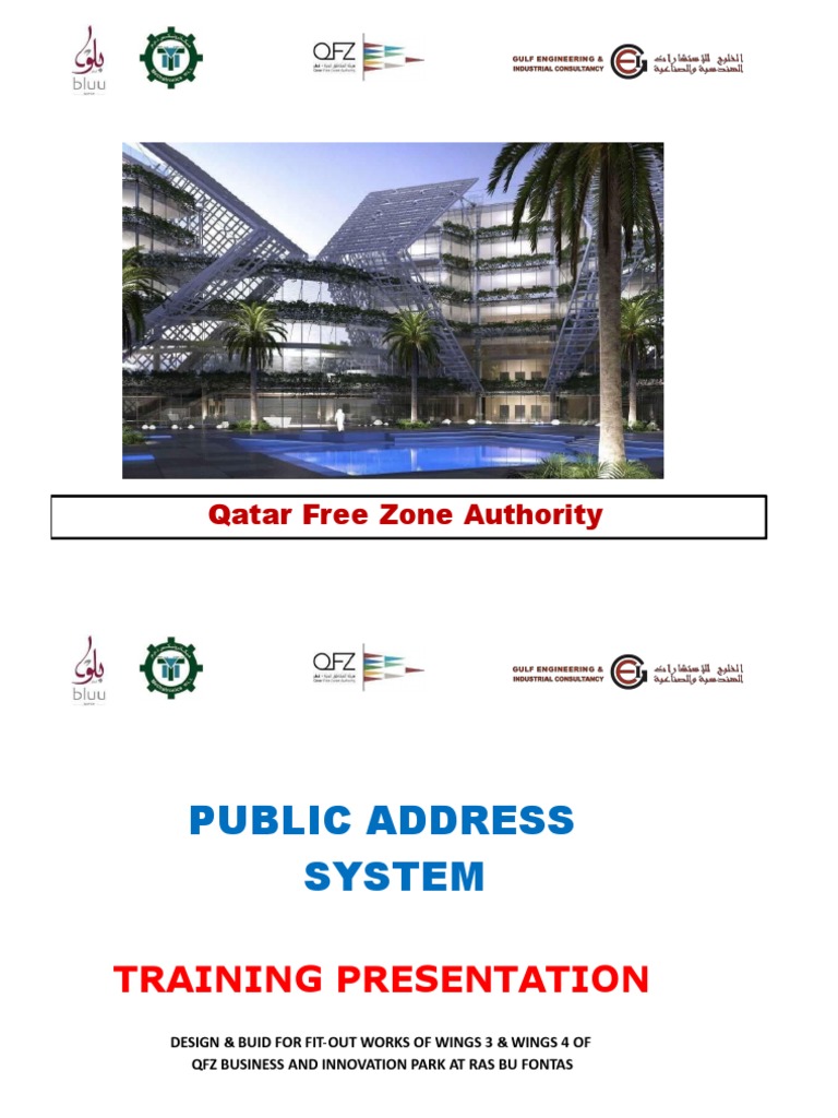 Public Address System Training Overview | PDF | Loudspeaker | Computing