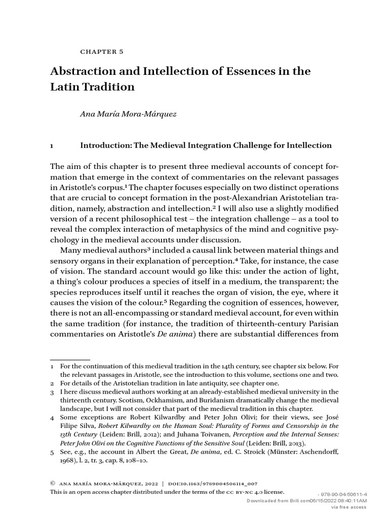 Forms Of Representation In The Aristotelian Tradition Volume Three