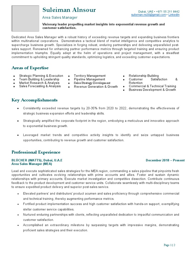 Suleiman+CV (Revised Draft) | PDF