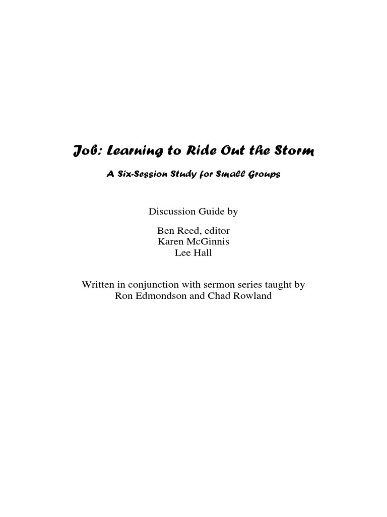 JOB Study Guide | PDF