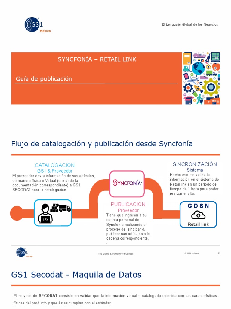 Manual de Republicación Desde Syncfonia A Retail Link | PDF | Software ...