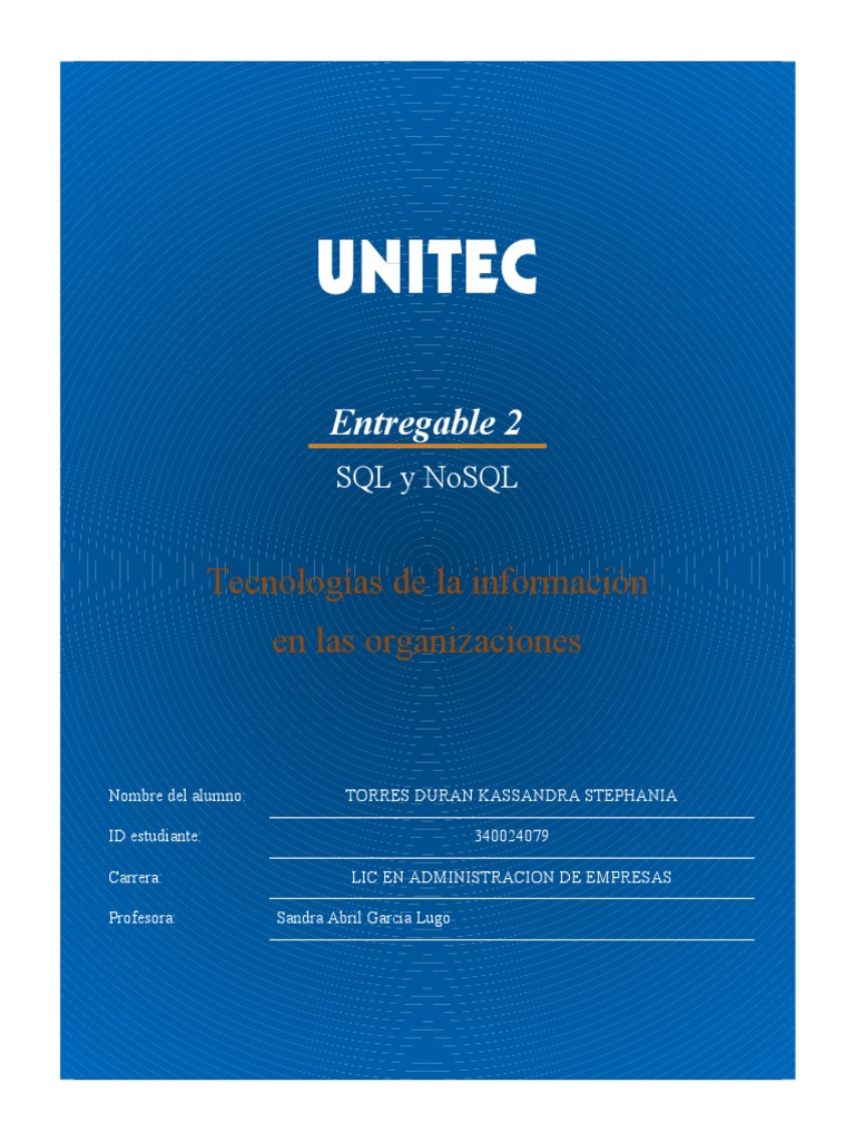 Entregable #2 | PDF | SQL | Bases de datos