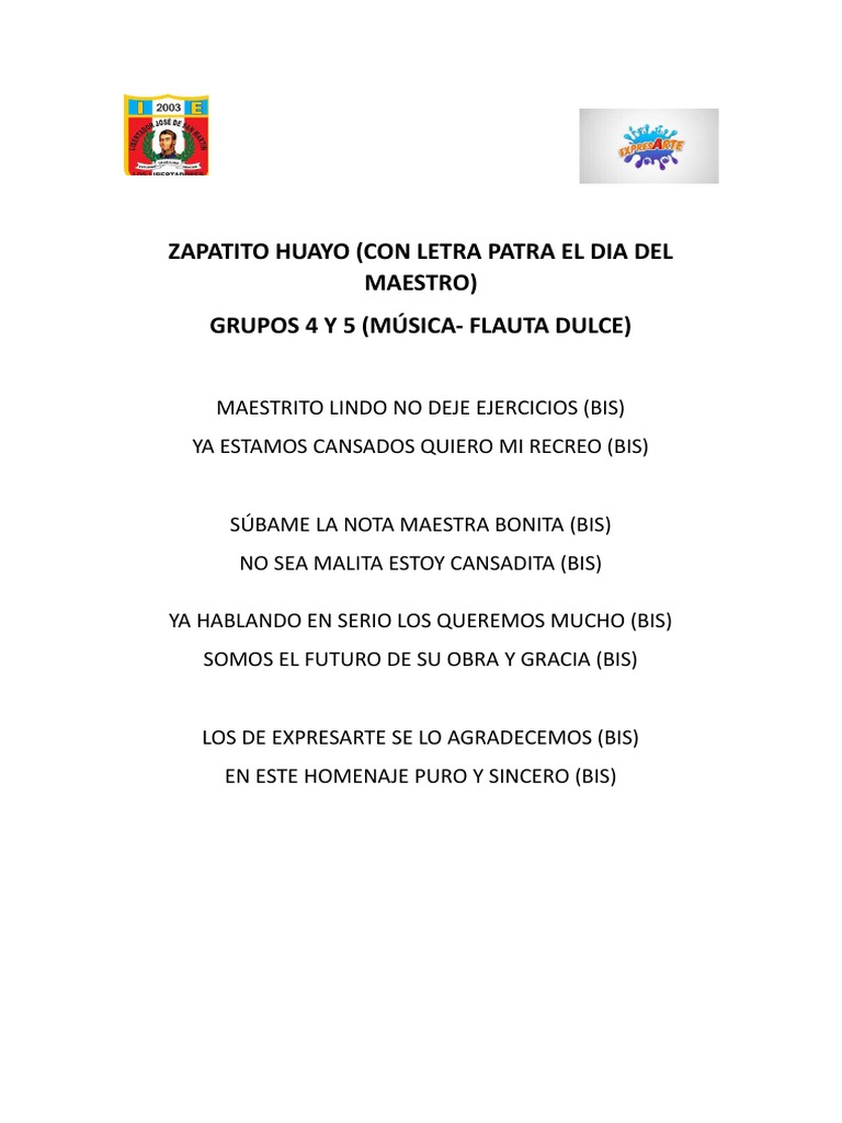 Zapatito Huayo | PDF | Religión y espiritualidad