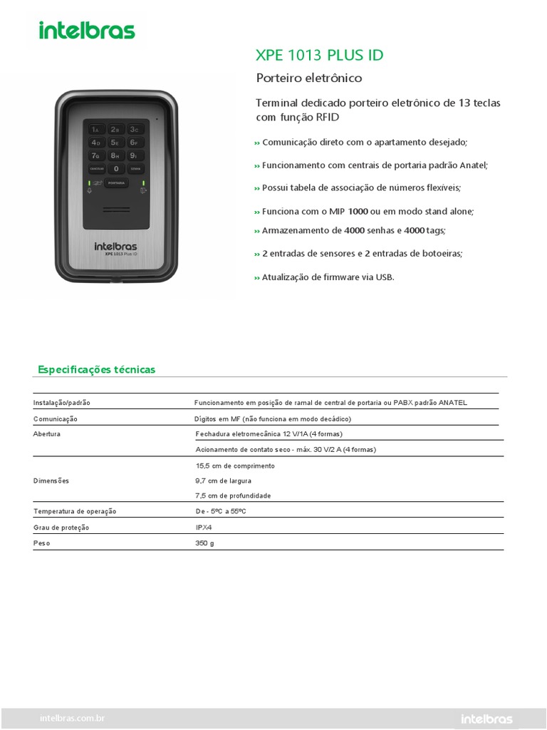 Datasheet Xpe 1013 Plus Id | PDF