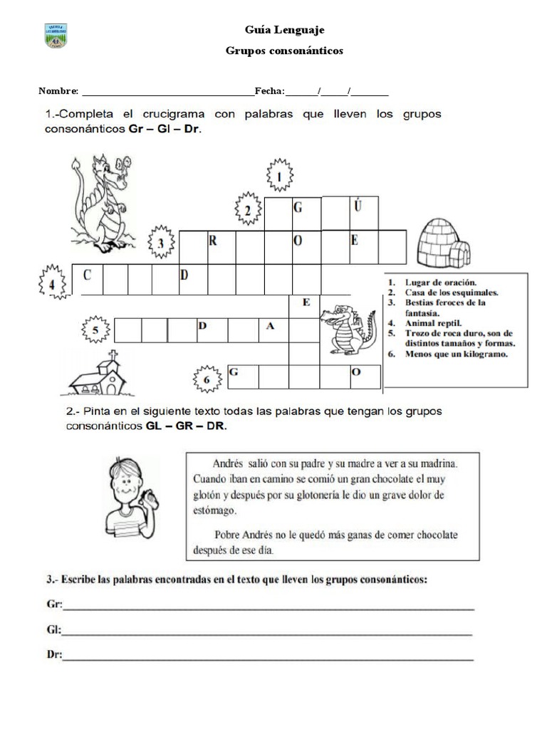 Grupos Consonánticos en el Lenguaje | PDF | Estudios de idiomas extranjeros