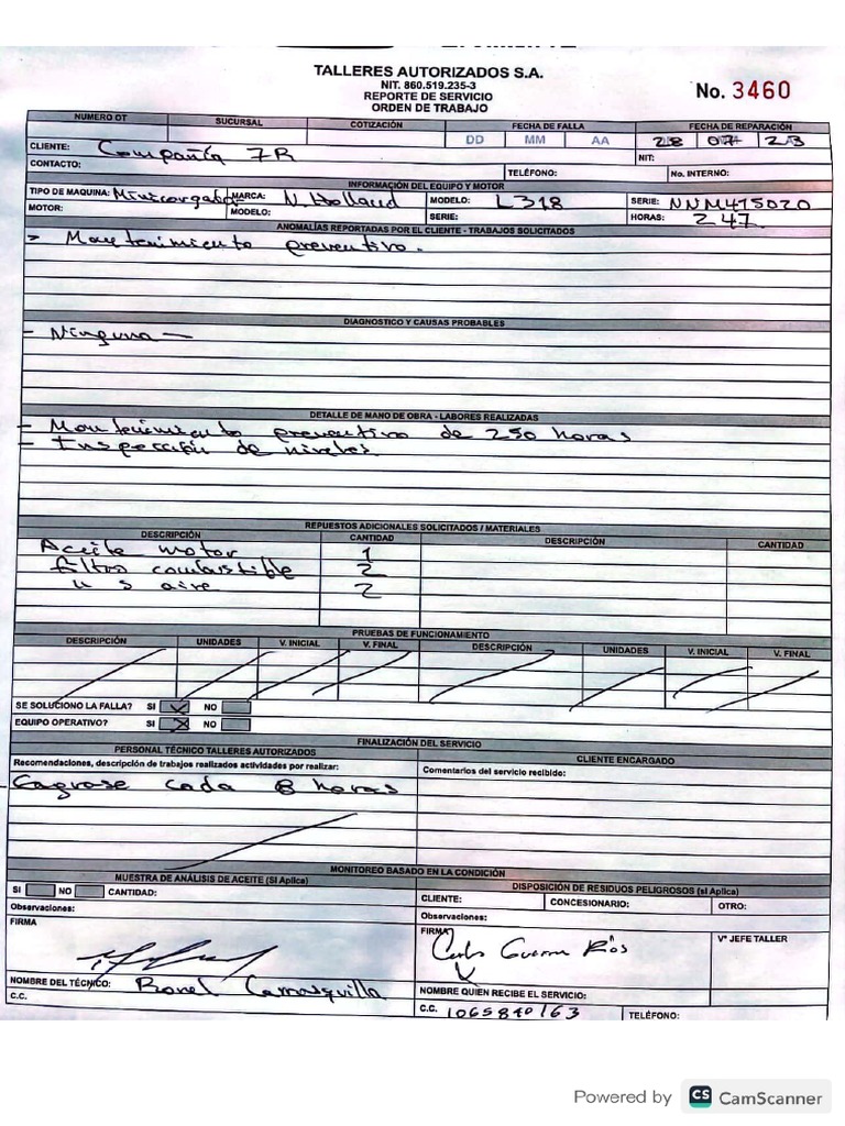 Mtto Minicargador 51 | PDF
