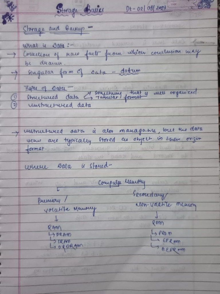 Storage Basics | PDF