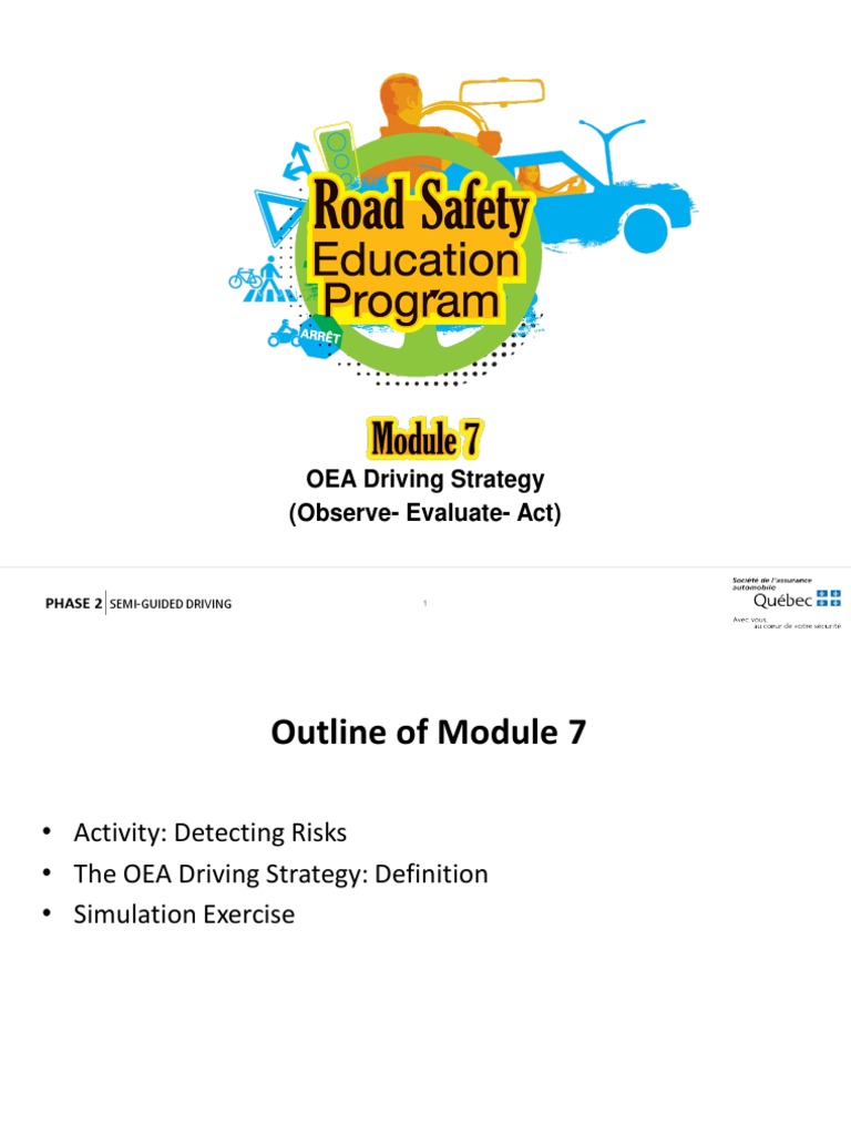 Module 7 Oea Strategy | PDF | Road | Risk