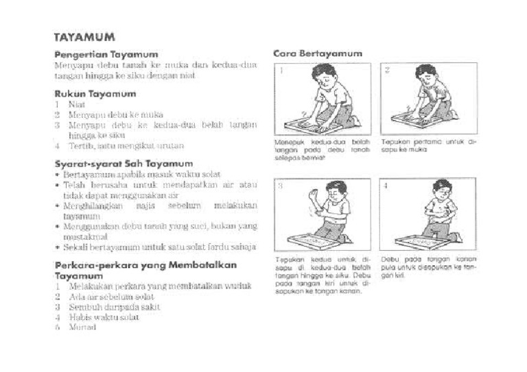 Latihan Tayamum 2 | PDF