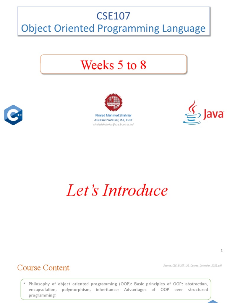 LectureSlide For CPP | PDF | Class (Computer Programming) | C++ LectureSlide For CPP | PDF | Class (Computer Programming) | C++