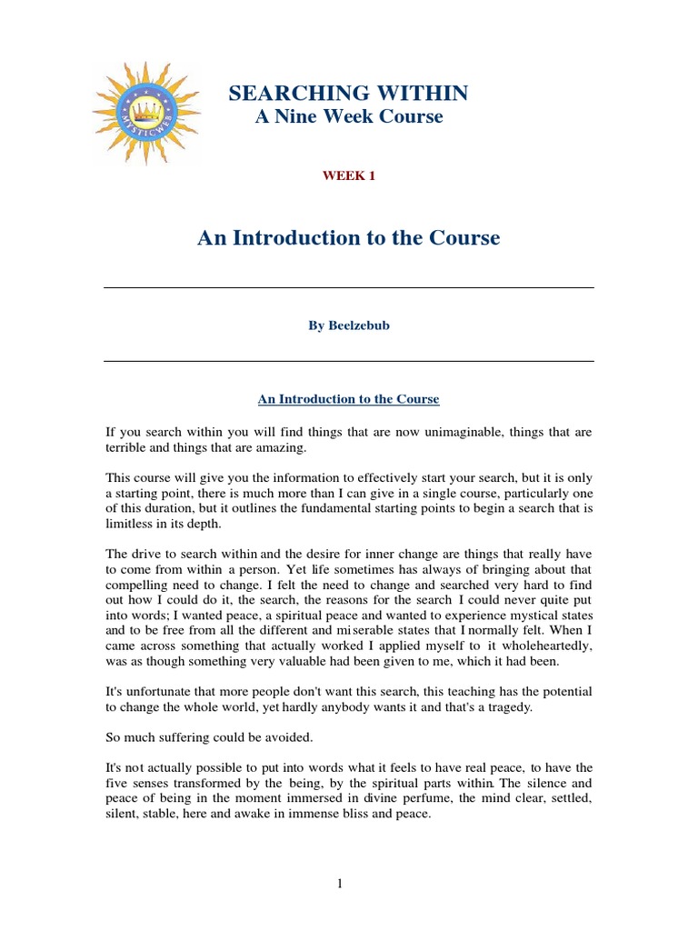 Week 1 'Introduction' | PDF Week 1 'Introduction' | PDF