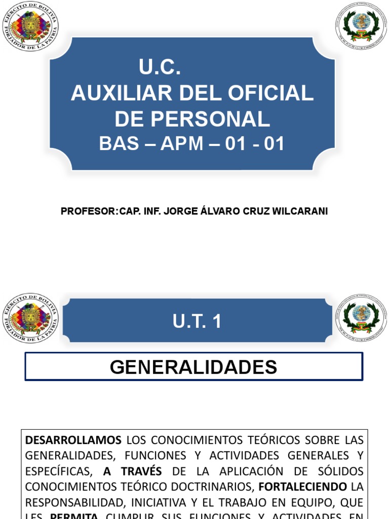 U.T. 1-2-3-4 | PDF | Disciplinas | Militar