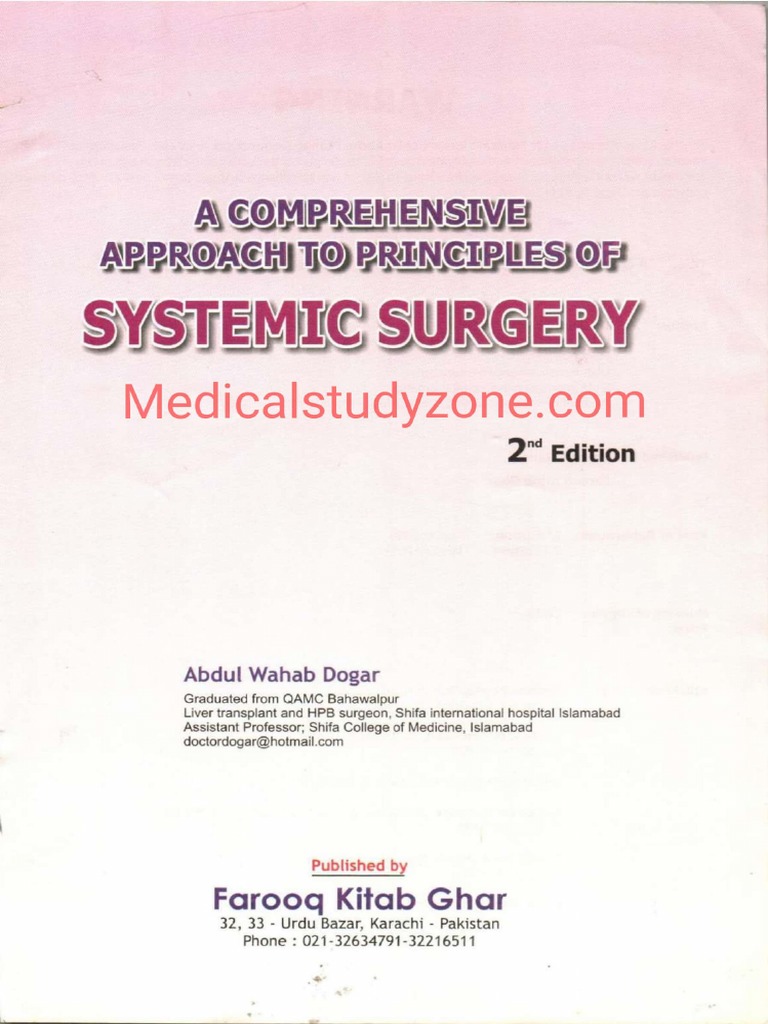 Systemic Surgery (Abdul Wahab Dogar) | PDF Systemic Surgery (Abdul Wahab Dogar) | PDF