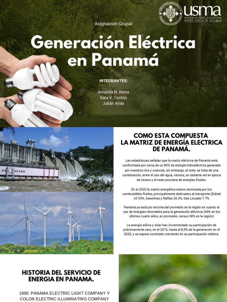 Energía Panamá | PDF | Energía renovable | Panamá