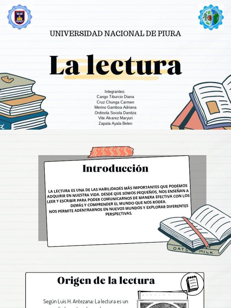 La Lectura Pdf Narración Escritura