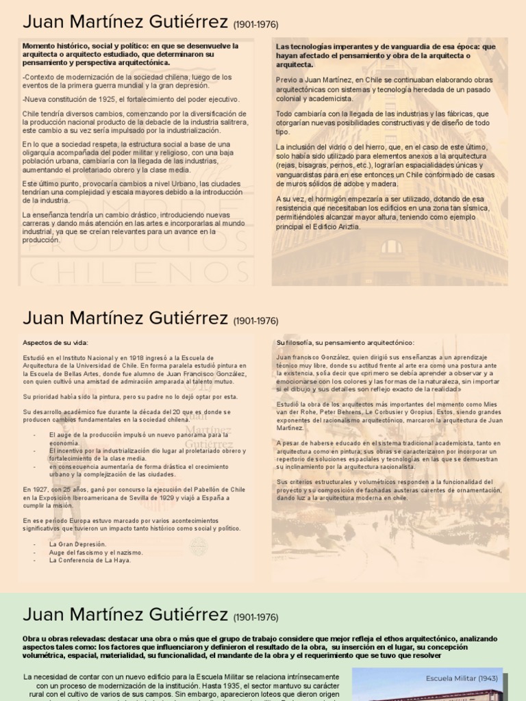 Juan Martínez Gutiérrez Ignacia Jara - Ignacio Acuna - Rodrigo Rios ...