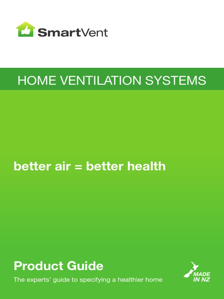 SmartVent Product Guide WEB | PDF | Duct (Flow) | Building Engineering