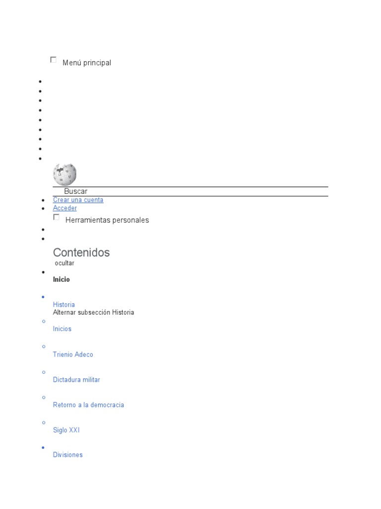 Menú Principal | PDF