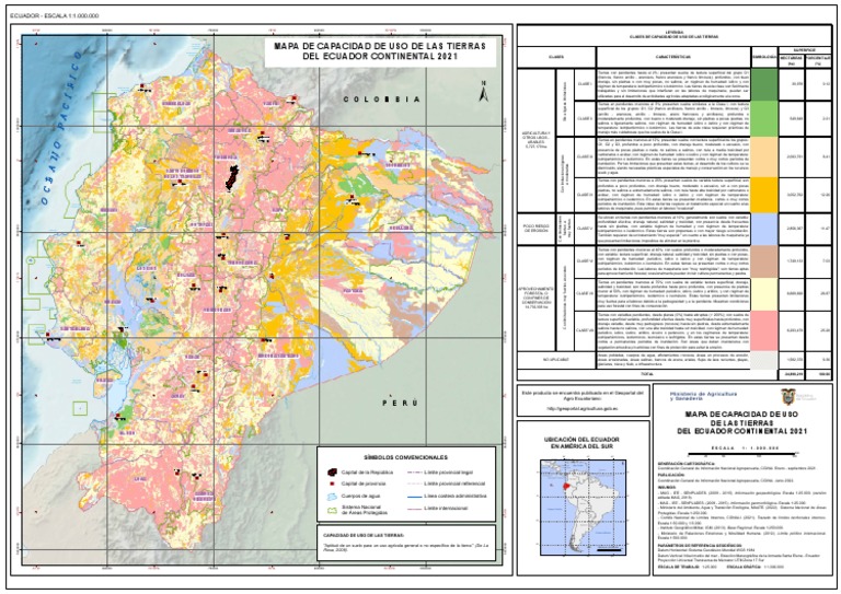 Mapa de Azogues y Uso de Tierras 2021 | PDF | Agricultura | Geografía ...