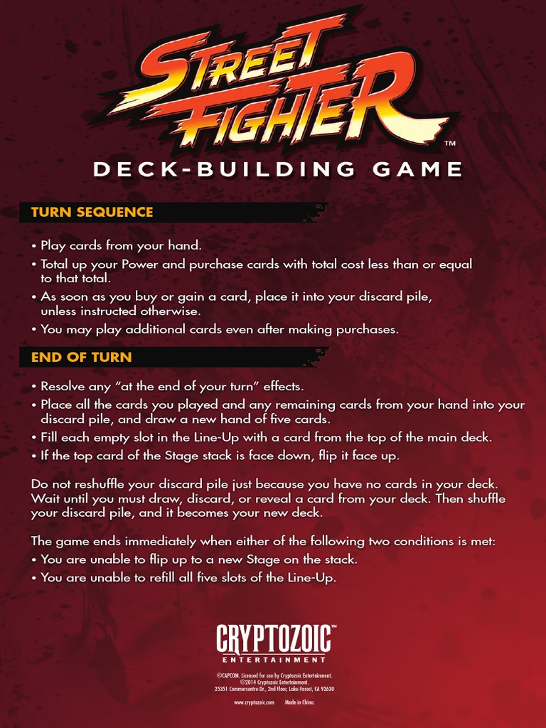 Street Fighter | PDF