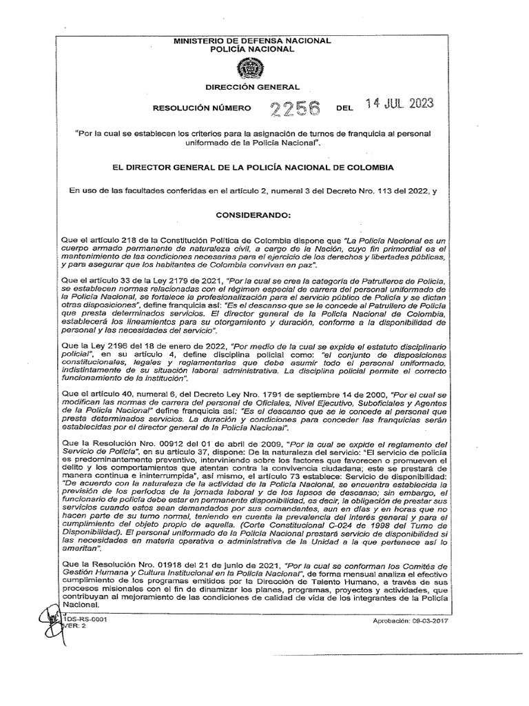 Resolución Nro 2256 140723 | PDF