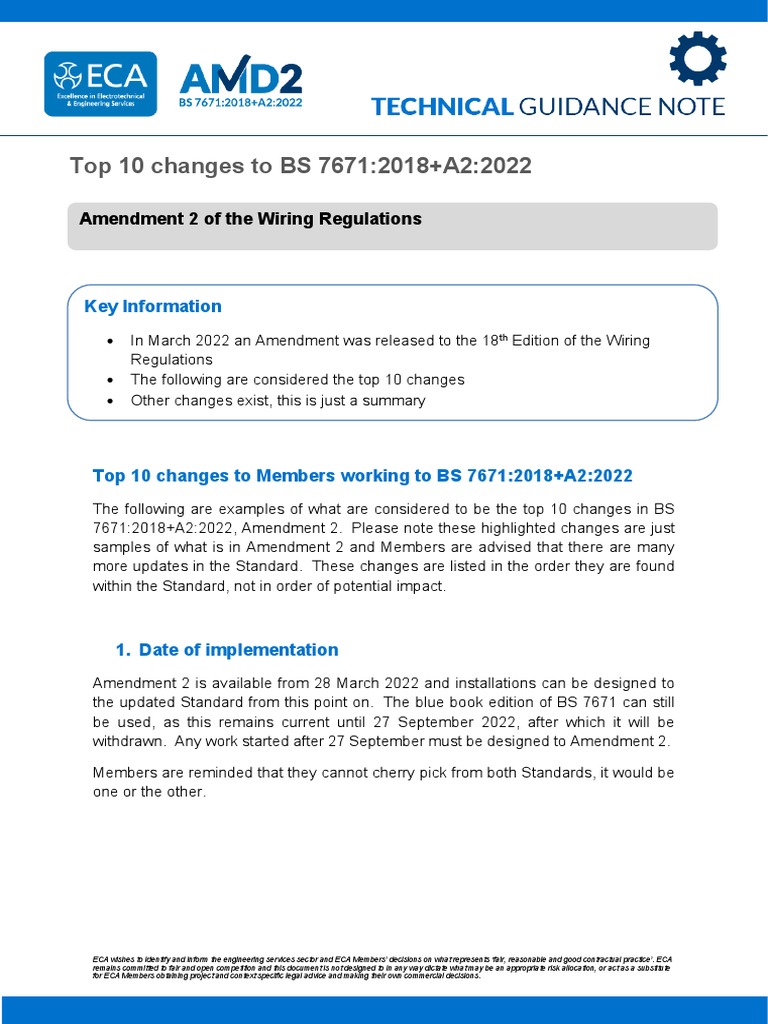 Top 10 Changes To Amd 2 Rev 0422 | PDF | Photovoltaics | Electric Power