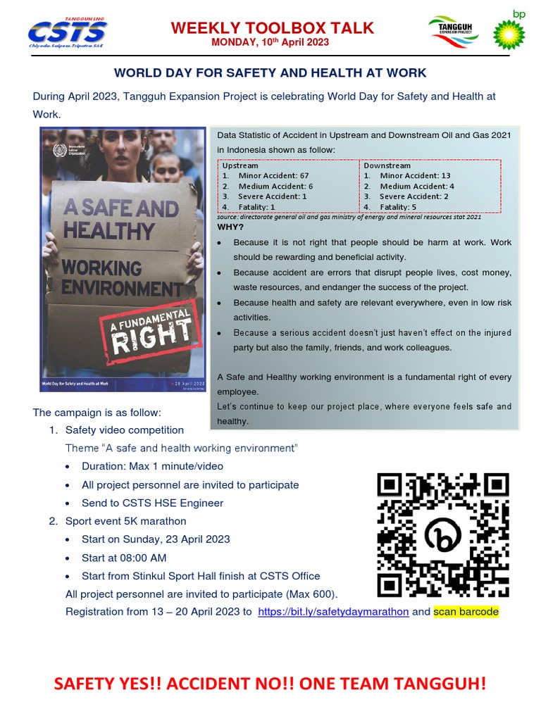 CSTS-Toolbox - World Day For Safety and Health at Work - 10 April 2023 ...