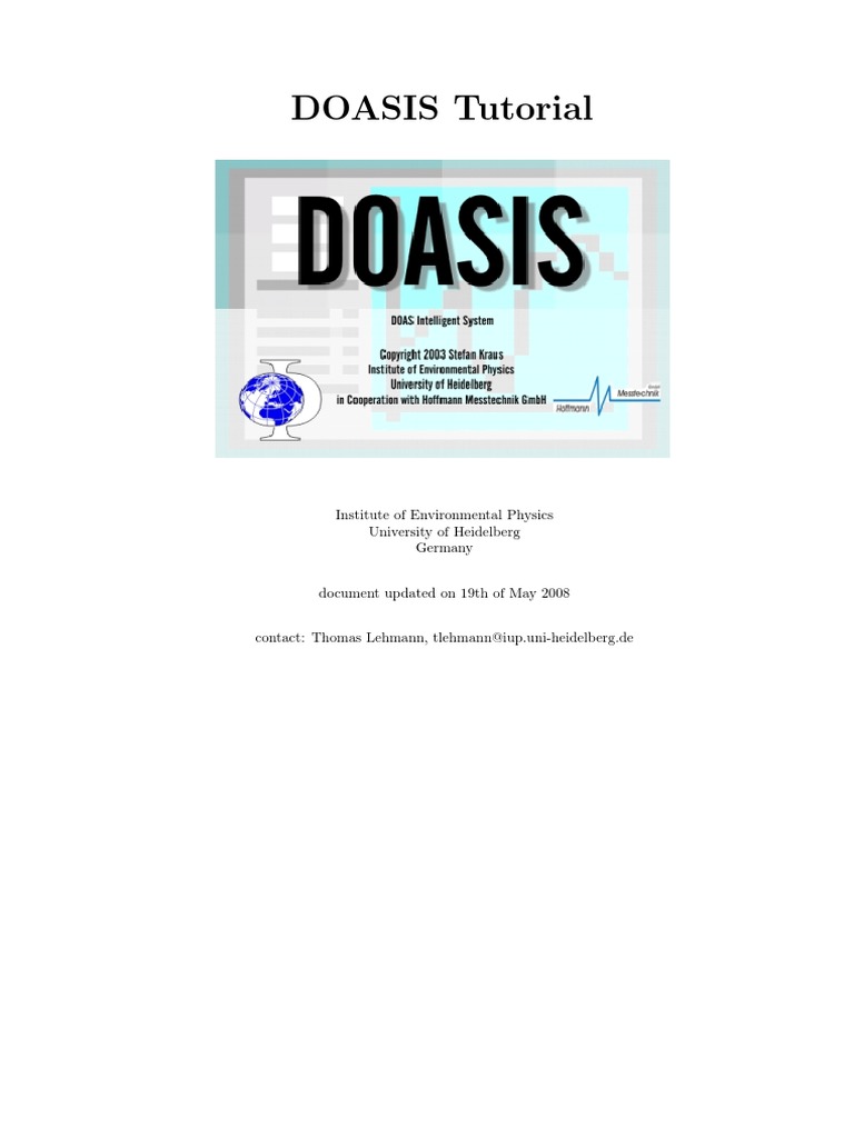 Doasis Tutorial | Download Free PDF | Graphical User Interfaces | Command Line Interface