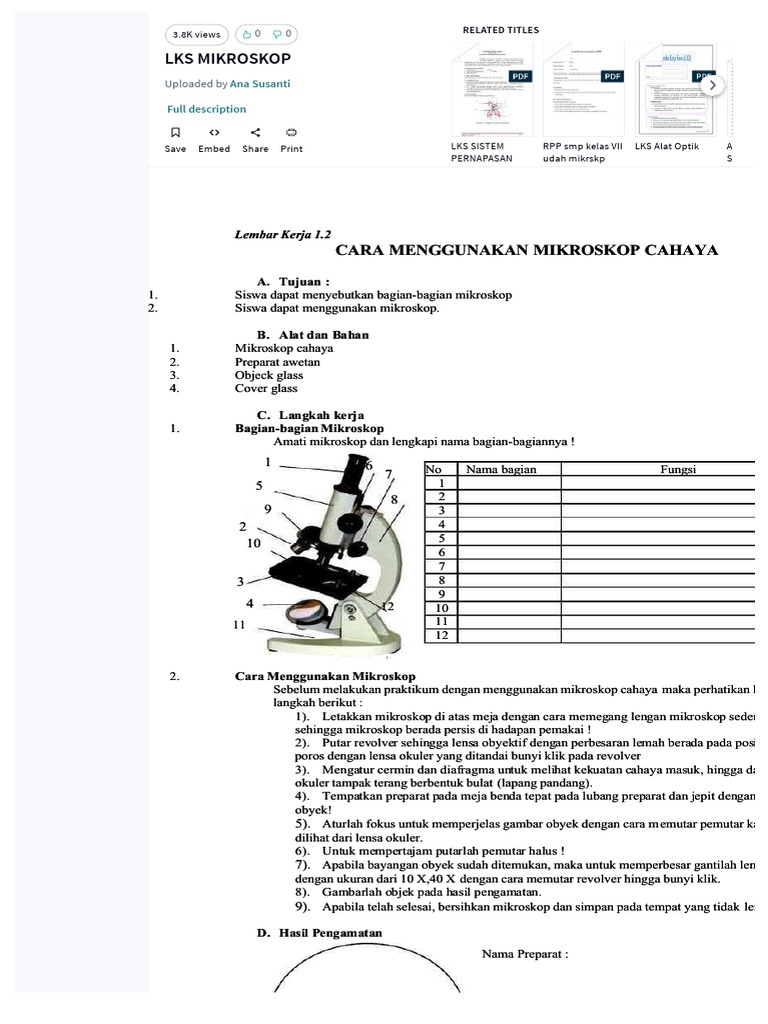 PDF Lks Mikroskop Compress | PDF