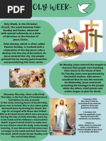 Triptico Semana Santa | PDF | Easter | New Testament People