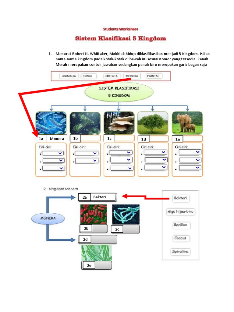 LKS Klasifikasi Makhluk Hidup | PDF