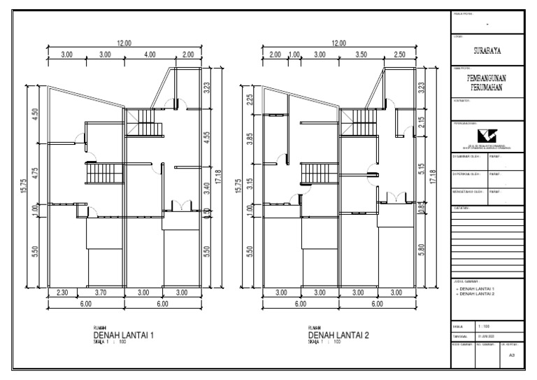 Denah Eksisting | PDF