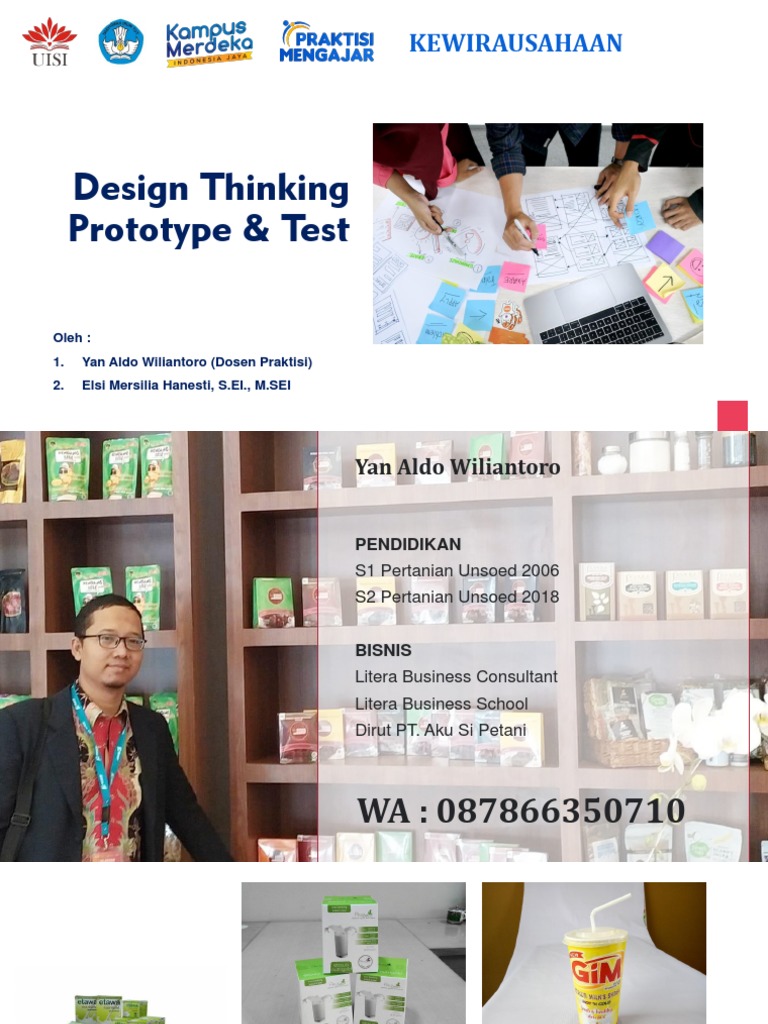 #1 Design Thinking Prototype & Test | PDF