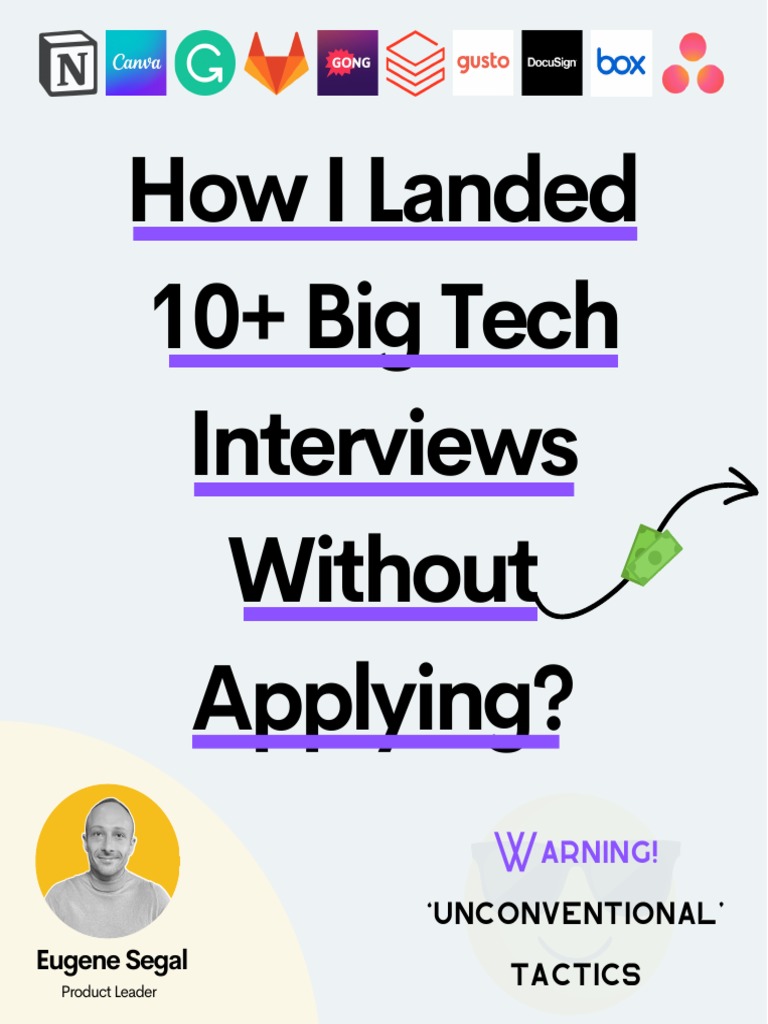 How I Landed 10 Big Tech Interviews Without Applying 1681680167 | PDF | Recruitment | Résumé
