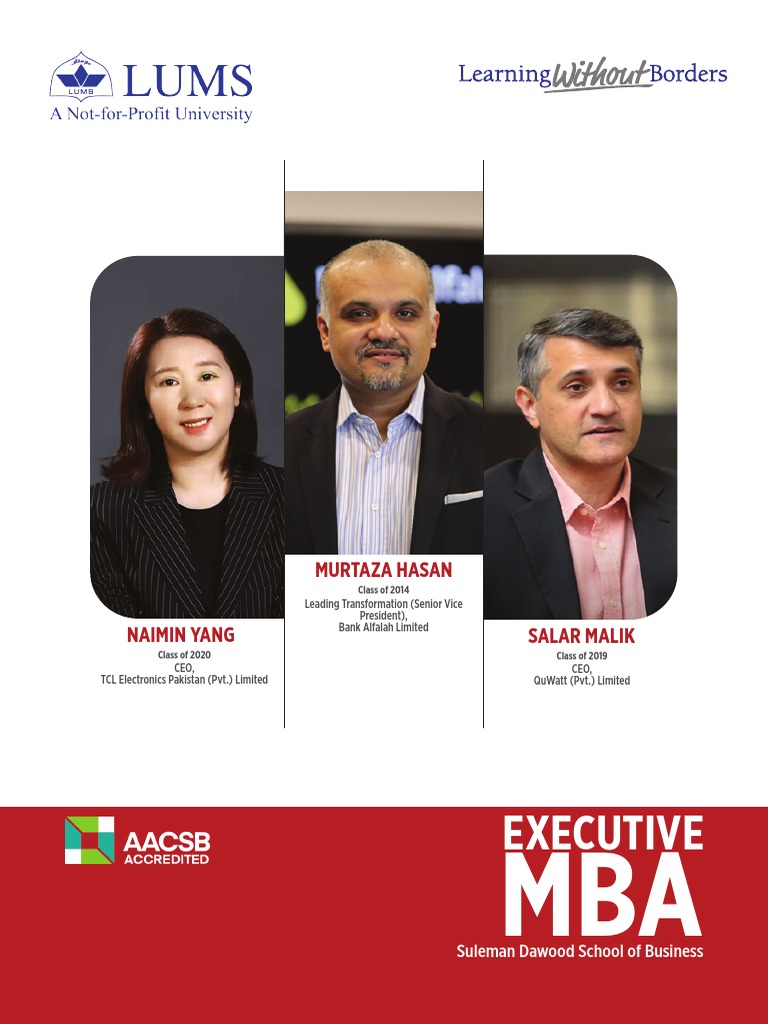 Brochure Emba Fall 2023 | PDF | Master Of Business Administration ...