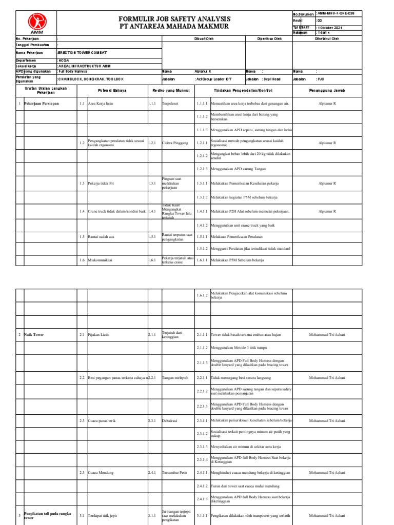 Draf Jsea Erection Tower Combat | PDF