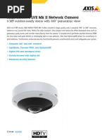 Datasheet Axis p3735 Ple Panoramic Camera en US 443423 | PDF | Camera ...