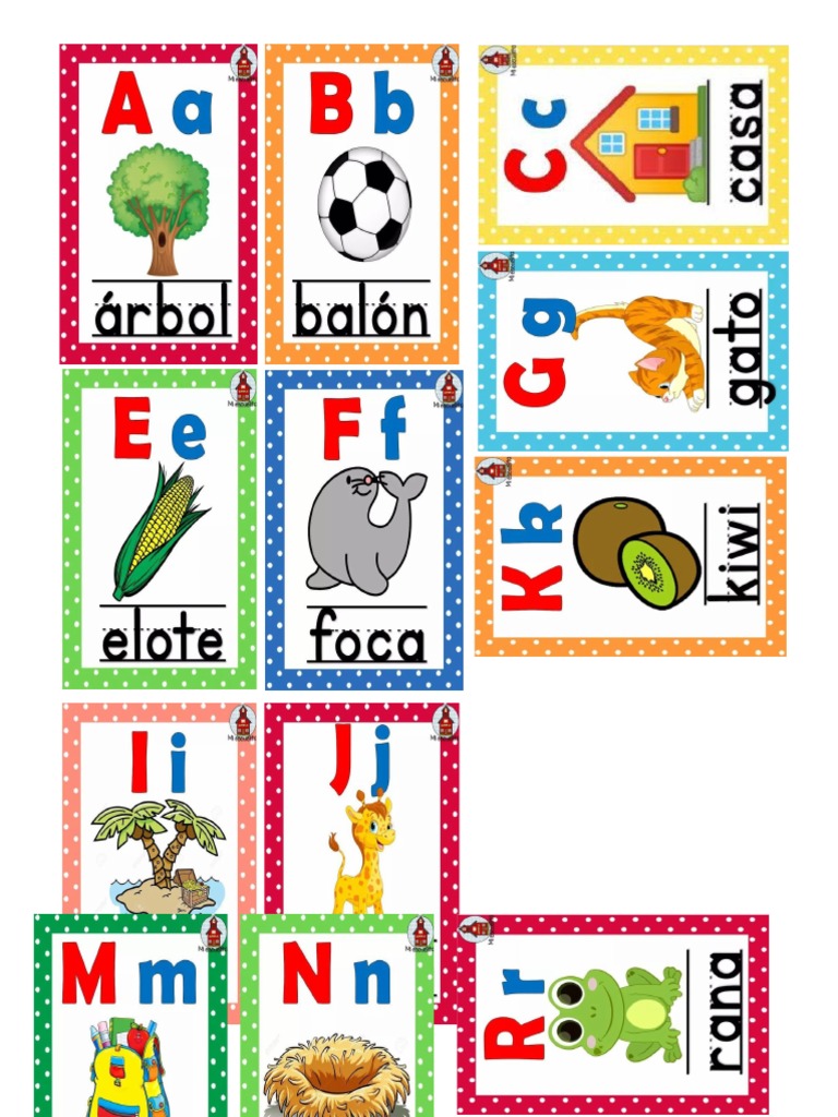 Abecedario Ilustrado | PDF