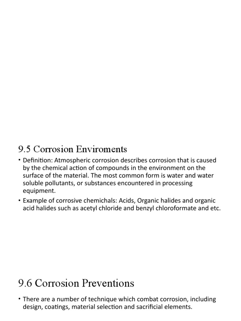 Corrosion: Types and Prevention Methods | PDF | Corrosion | Metals