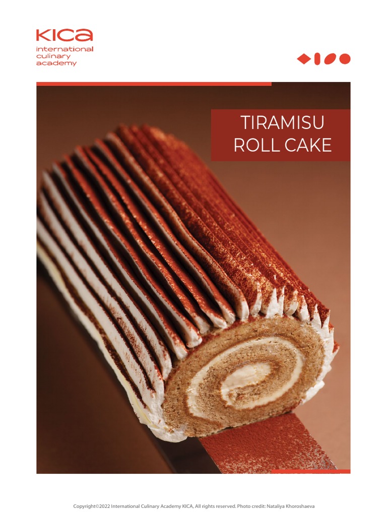 Tiramisu Roll Cake | PDF | Whipped Cream | Cakes